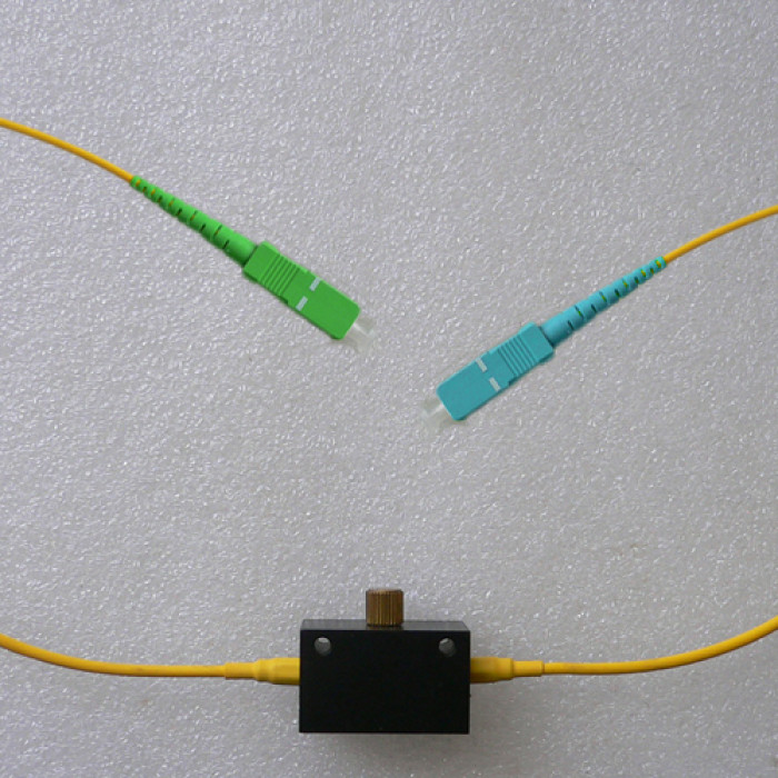 SC/APC to SC/UPC Inline Adjustable Attenuator Singlemode