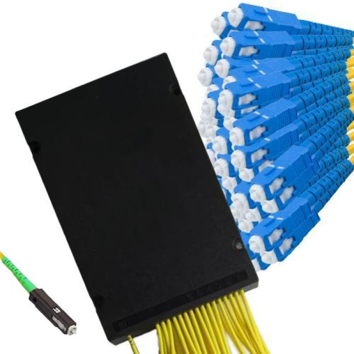 1x64 Module PLC Splitter MU/APC to SC/UPC 9/125 Singlemode