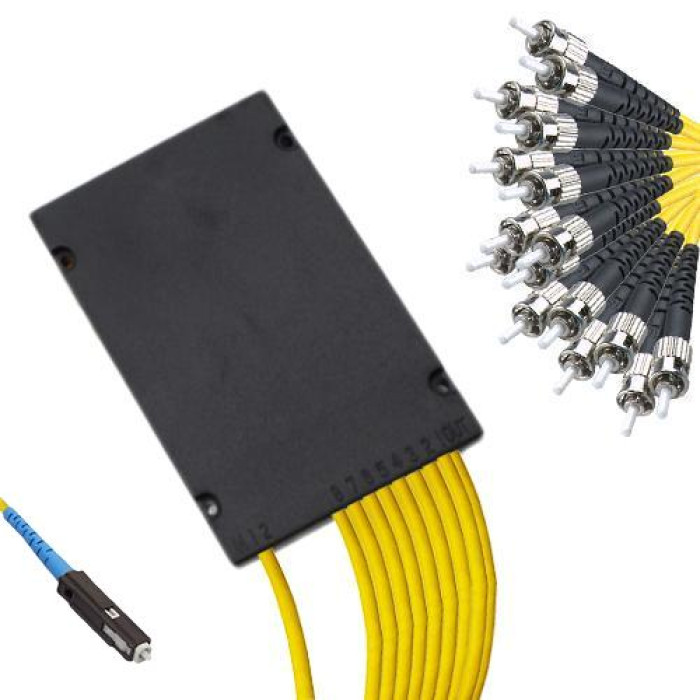 1x16 Module PLC Splitter MU/UPC to ST/UPC 9/125 Singlemode