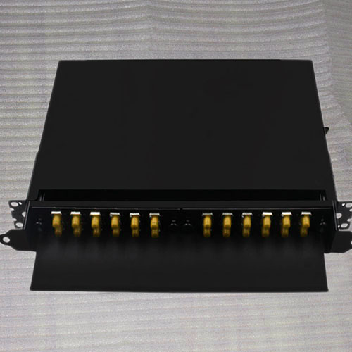 19inch 1U Rack Mount Patch Panel 24 Port 9/125 SM Simplex FC/UPC
