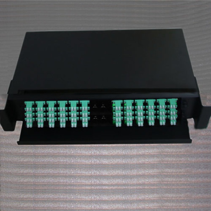 19inch 2U Rack Mount Patch Panel 48 Port OM4 50/125 MM Duplex LC/UPC