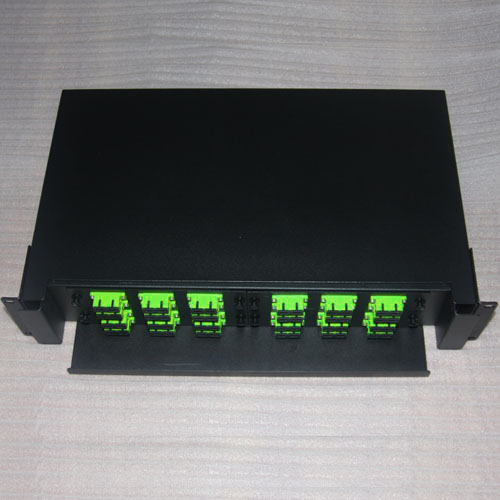 19inch 2U Rack Mount Patch Panel 24 Port OM5 50/125 MM Duplex SC/UPC