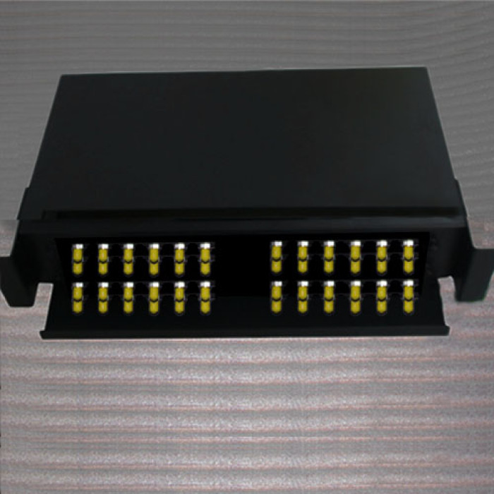 19inch 2U Rack Mount Patch Panel 48 Port 9/125 SM Simplex ST/UPC